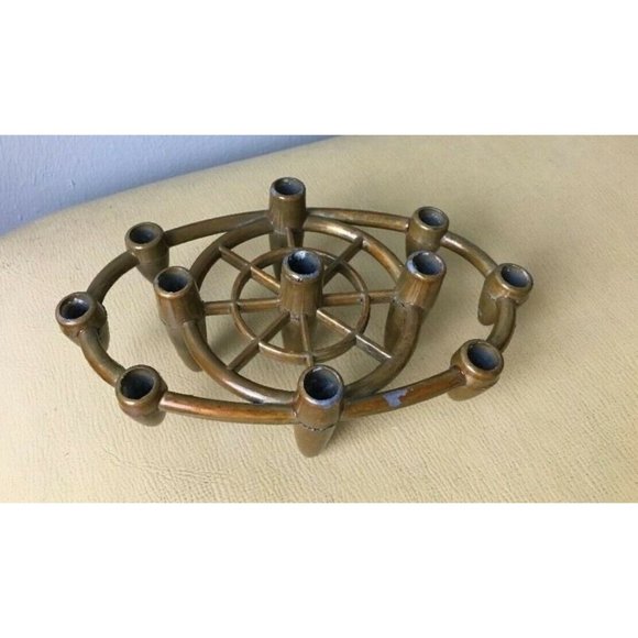 Unbranded | Accents | Mid Century Metal Mini Taper Candle Holder Bullet ...